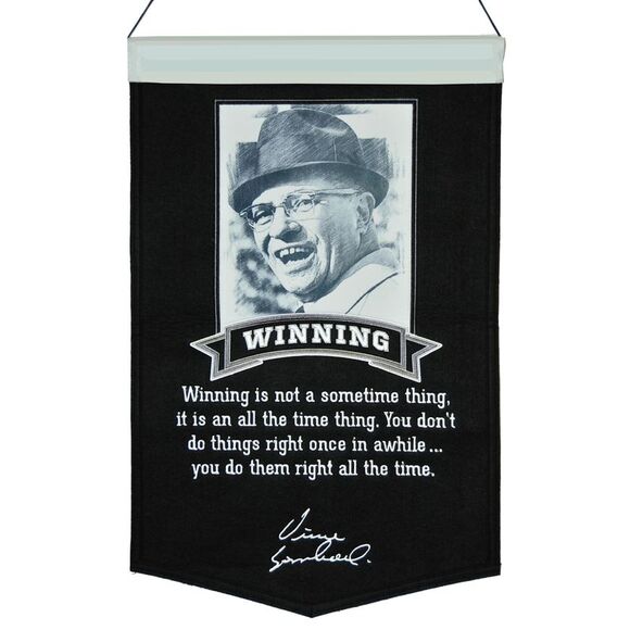 Winning Streak Sports | Art | Vince Lombardi Collection Winning 23 X 5 ...